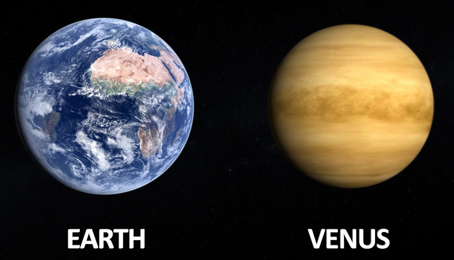 Venus & Earth Compared - Similarities & Differences - Living Cosmos